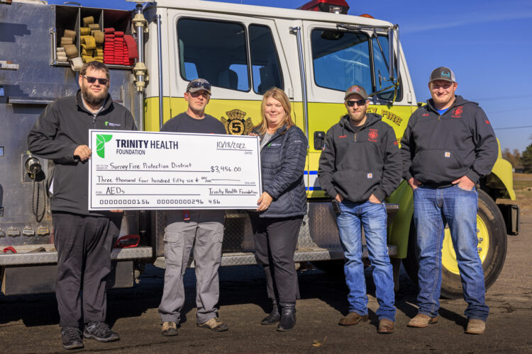Surrey firefighters receive AED grant | News, Sports, Jobs - Minot ...